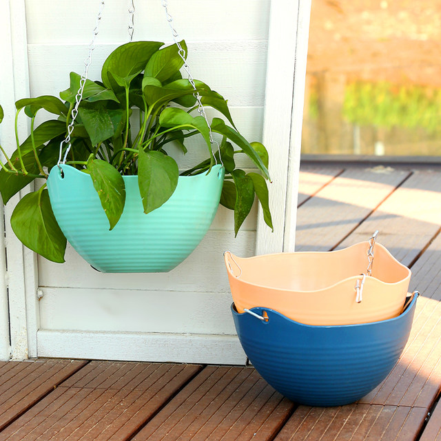 Solo crane basket flower pot vertical hanging pot suspension hook ...