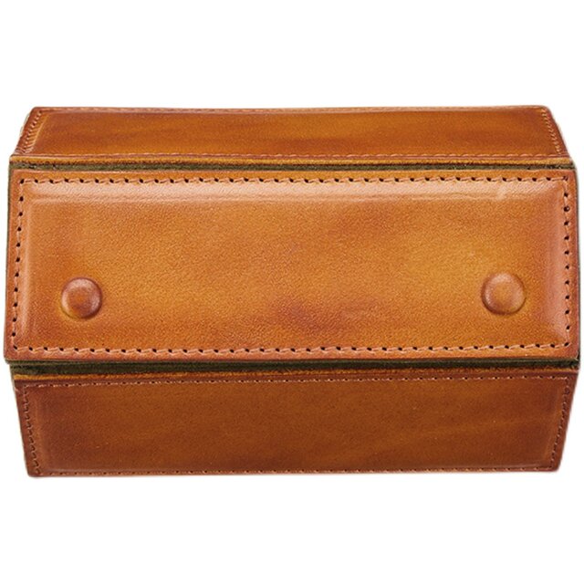 Original leather watch box retro hexagonal convenient business trip ...