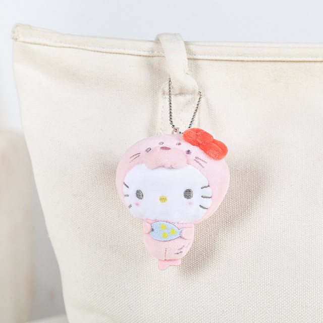 Japanese hellokitty genuine seal Kat cat Hello kt cat doll plush bag pendant decoration