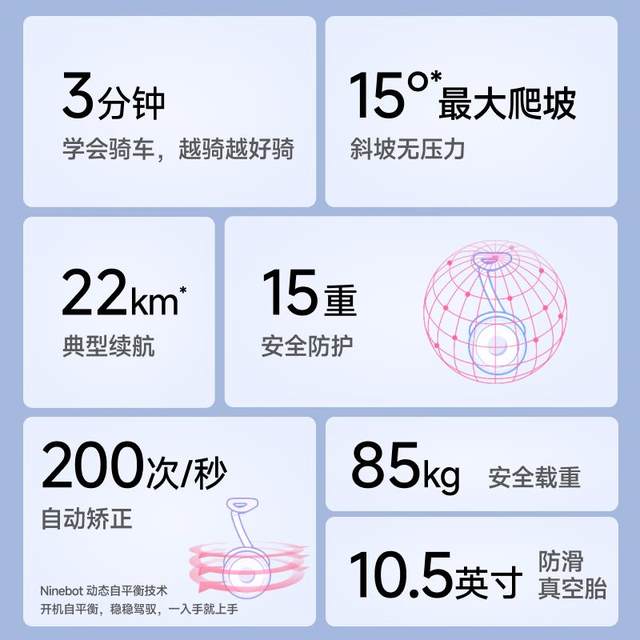 Ninebot Xiaomi 9 mini mini Xiaojiu balance bike intelligent children's ...