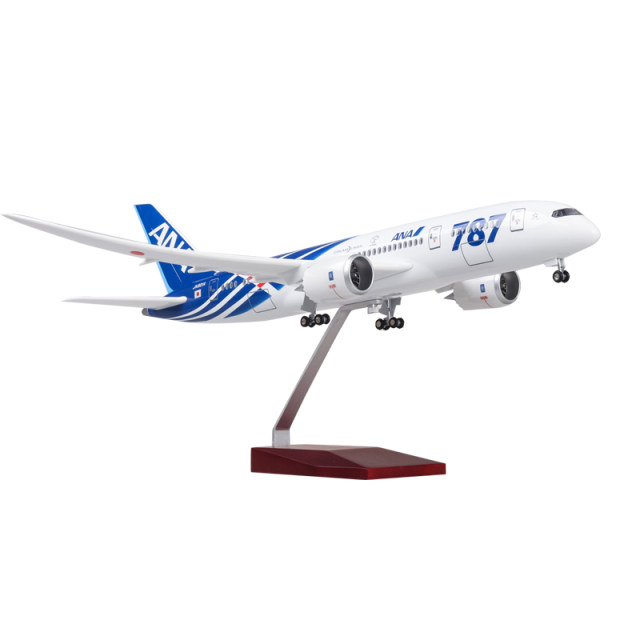 43cm Japan ANA 787 Boeing B787 simulated passenger aircraft model aircraft