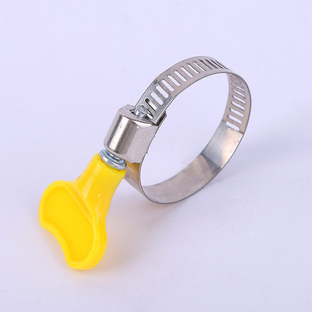 Hoop stainless steel tightening hoop handle hoop clamp water pipe hose ...
