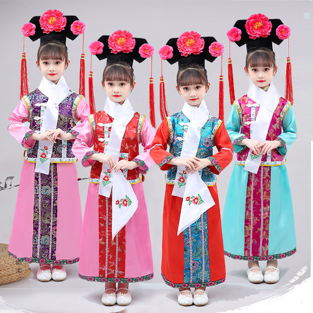 Gege clothing Qing Dynasty clothing girls are also Zhugege clothing ...
