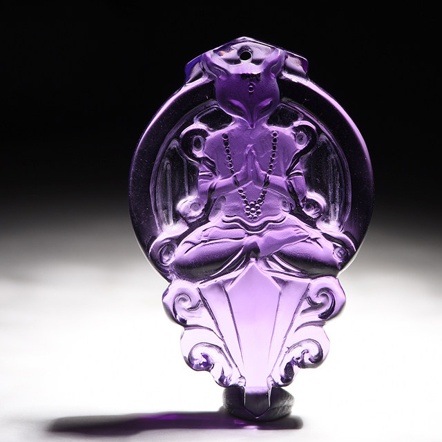 Amethyst fox hanging jewelry pendant nine -tailed fox couple sweater ...