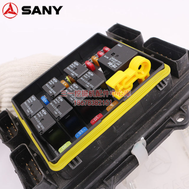 Sany Excavator 55 65 75 245 Fuse Box Assembly Line Integrated Box Power ...