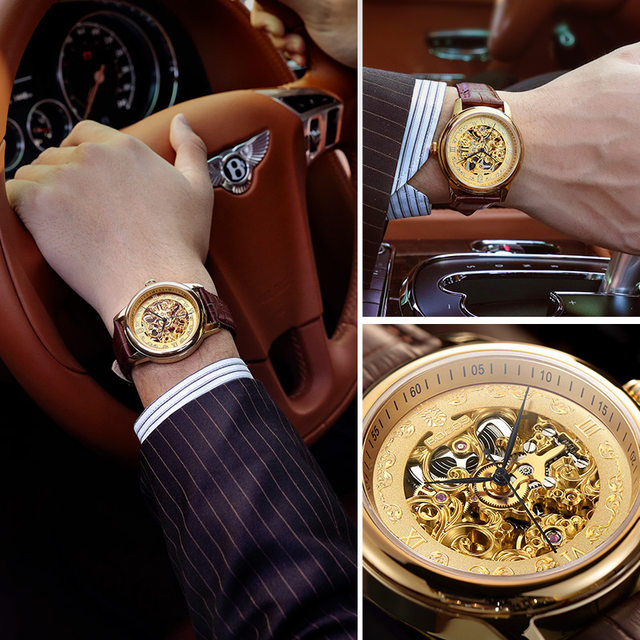 Rex Rocos Turnive Retro Retro Full -automatic Mechanical Bot Watch Men ...