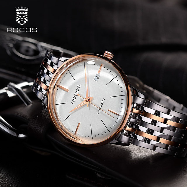 Rex ROCOS genuine brand ultra-thin trendy fashion men's watch fully ...