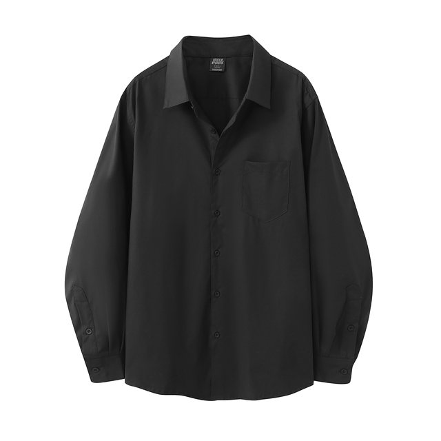 HeliPort Pure Color Long -sleeved Shirt Tide Simple Male Women's ...