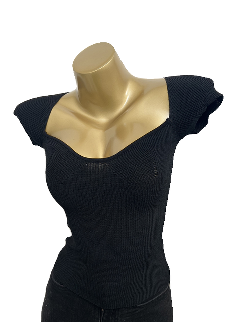 I was asked N times~ It looks slim, low-cut square collar, sexy and ...