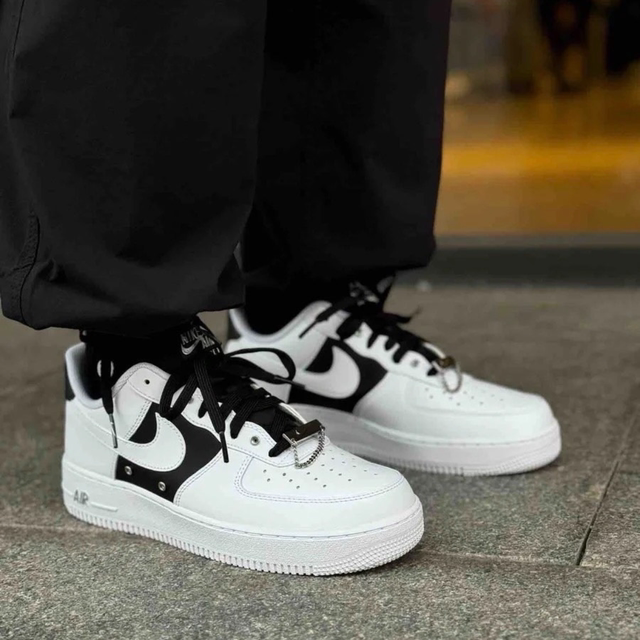 Nike/Nike AirForce 1 Panda Air Force One Casual Sports Increase Anti ...