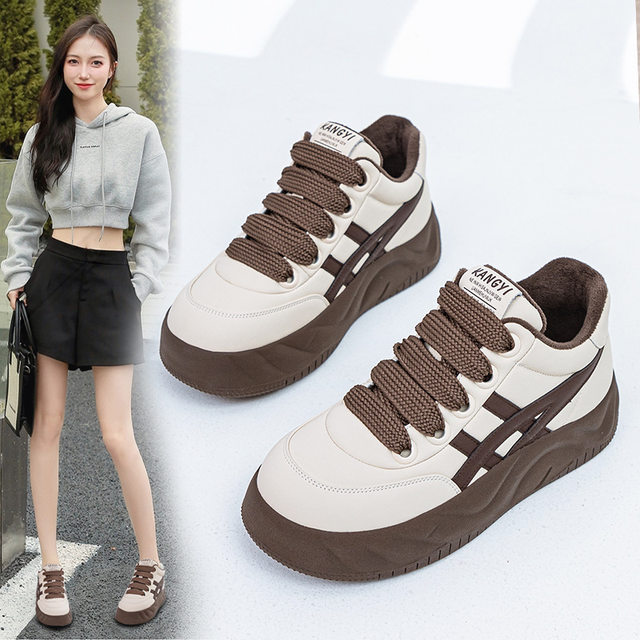 Genuine leather large size women's shoes 4143 wide fat feet casual ...