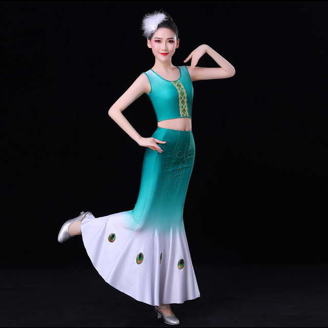 New adult Dai dance performance costumes for female art exam repertoire ...