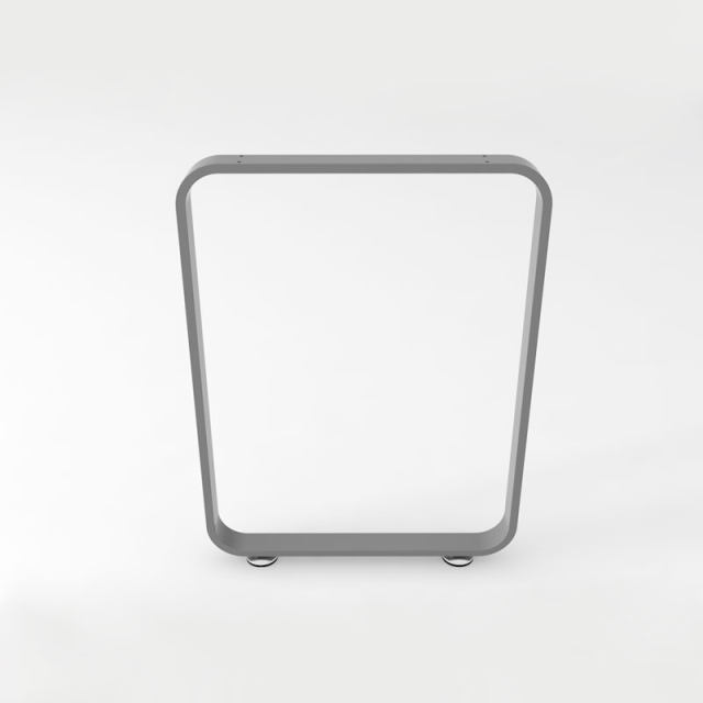 Customized single-sided arc-shaped desk stand bar foot table legs table ...