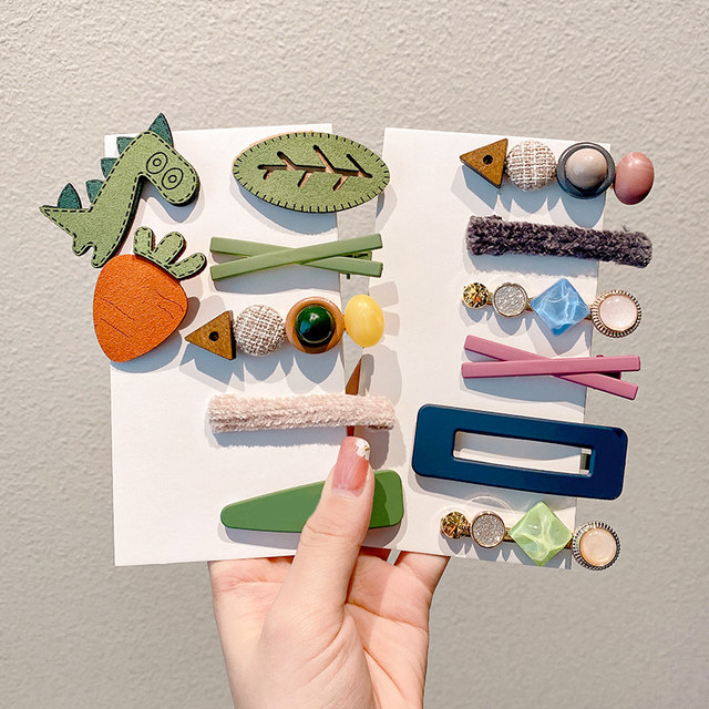 Hair clips for women 2025 new high-end side clips side hair clips cute ...