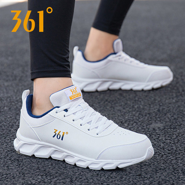 361 sports shoes men's leather waterproof running shoes men's shoes 361 ...