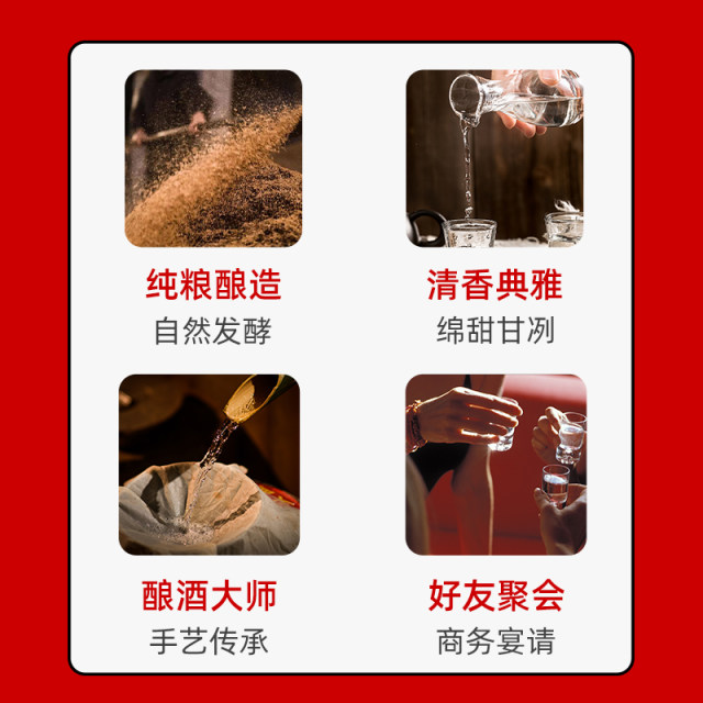 Shanxi Fenjiu 45 degrees 10 Lao Bai Fen wine 475ml full box of six ...
