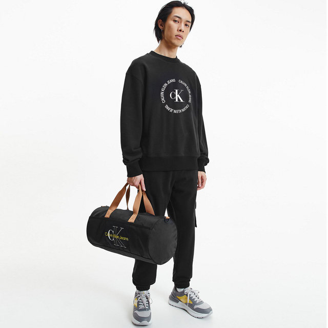 CALVIN KLEIN/Kevin Clay CK sweatshirt round neck men's fleece printed ...