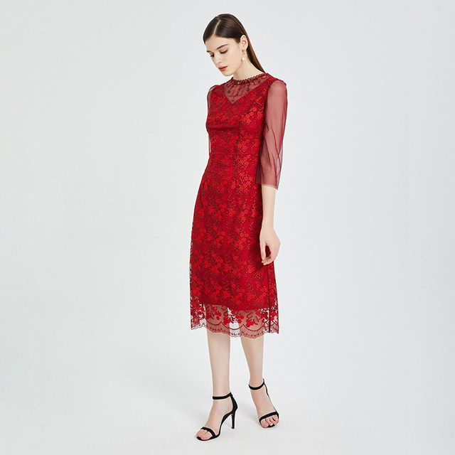 The same Mall of Mall Ma Tiannu Women's 2024 Spring / Summer New Red ...