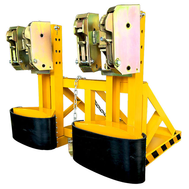 Heavy duty oil barrel jig forklift special single and double barrel ...