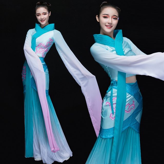 Classical water sleeve performance costume original version of picking ...