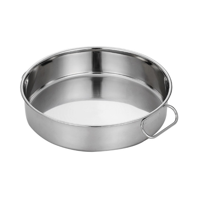 304 stainless steel flat bottom steamed cake tray commercial handle ...