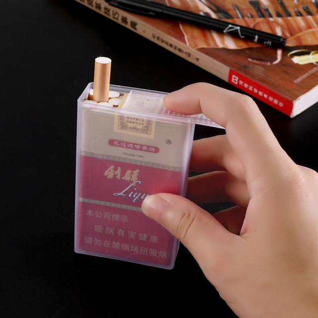 Cigarette case set for men, portable thickened and pressure-resistant ...