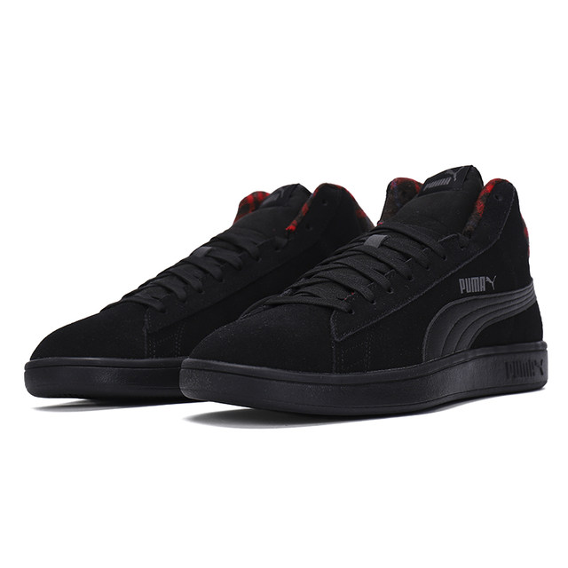 PUMA Puma mid-top shoes men's shoes women's shoes autumn new plush warm ...
