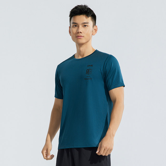 361 sports t-shirt men's 2025 summer new round neck breathable quick-drying short-sleeved top ...