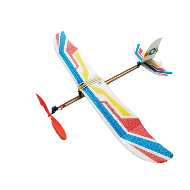 Thunderbird rubber band power gliding glide aircraft primary and ...