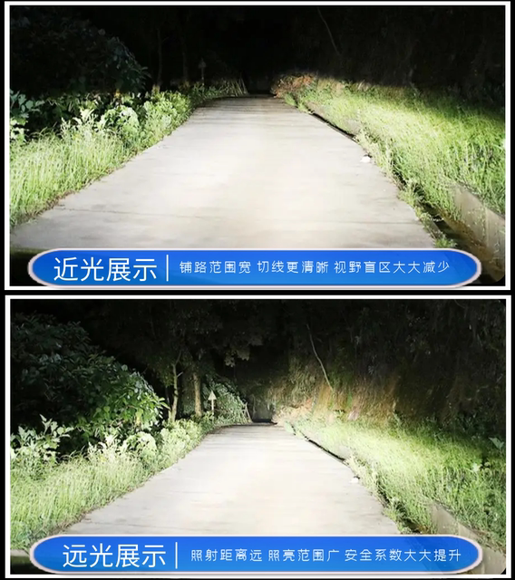 H4 far away light, with double light non -destructive laser car ...