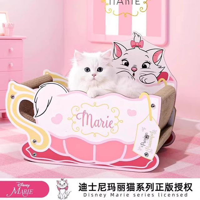 Disney double-layer carton cat nest cardboard box extra large cat ...