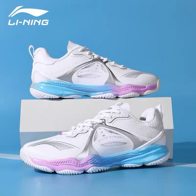 Li Ning badminton shoes change color dragon 6 war halberd 3 marshmallow ...