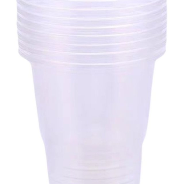 One -time cup thickened plastic cup 1,000 installed transparent cups ...