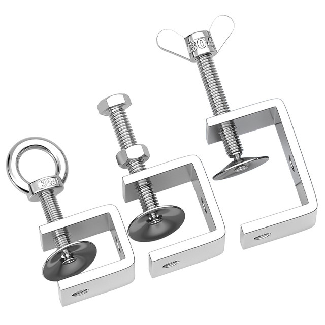 304 stainless steel tiger clamp U-shaped clamp C-shaped clamp steel ...