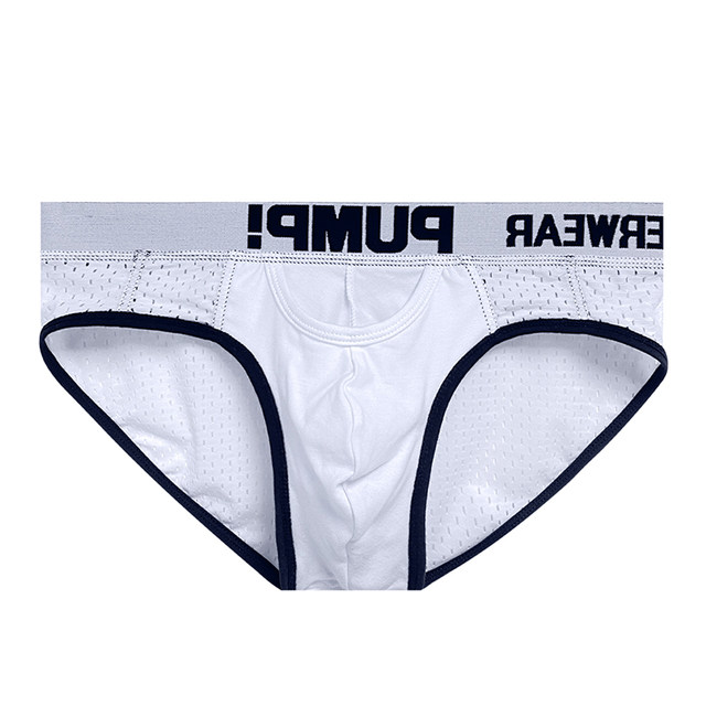 Men underwear pump! Men's briefs briefs with bullet separation mesh ...