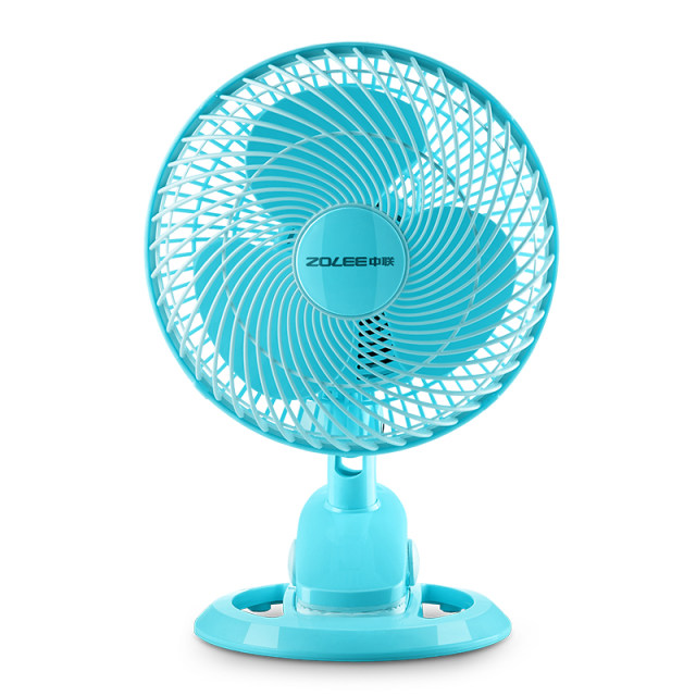 Zhonglian table clamp fan shaking head table clamp fan large wind ...