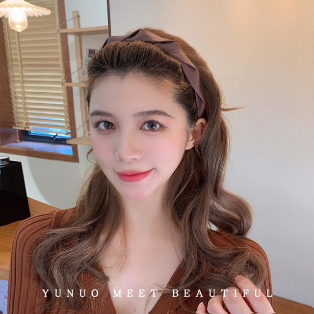 High-end woven new hairband for female elegant high cranial headband ...