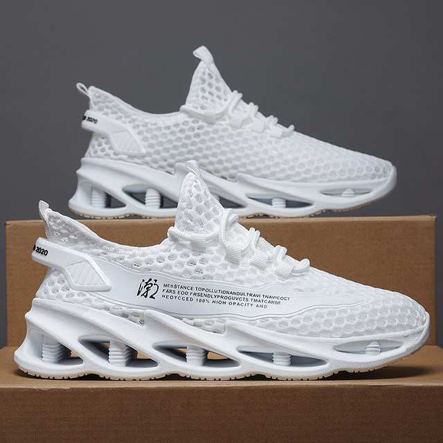 Men's shoes for summer breathable thin mesh hollow mesh 2025 new men's ...