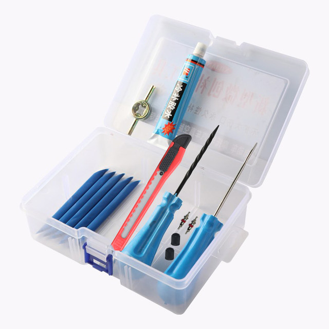 Electric vehicle vacuum tire repair tool vulcanized rubber strip tire ...