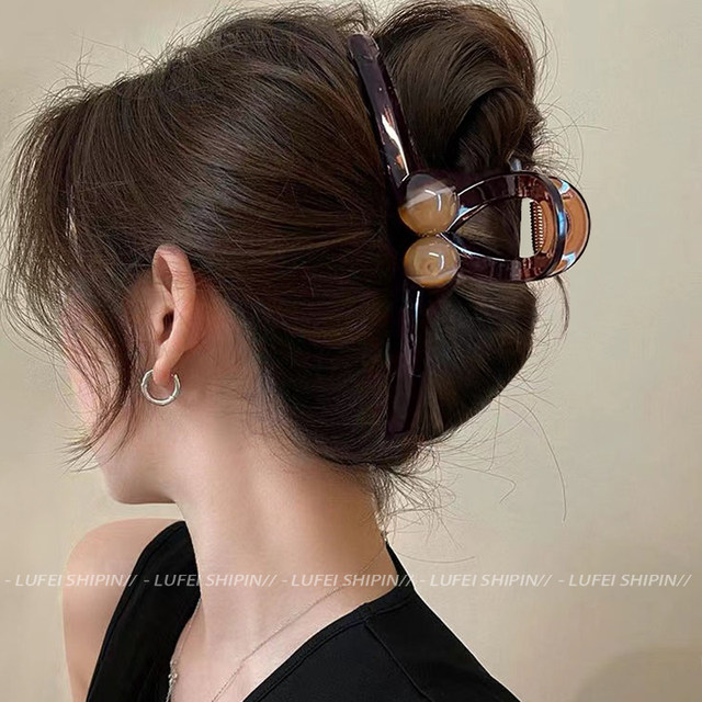 High-end gripping women's 2025 new hair clip women's back head large ...