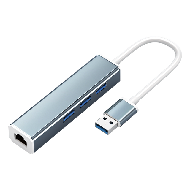 USB to network port wired to interface rj45 connector Gigabit network ...