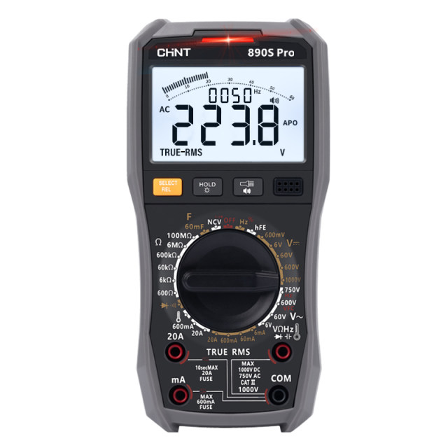 Chint digital multimeter high-precision voice broadcast Chinese display ...