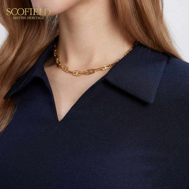 Scofield women's small V lapel elegant draping feeling waist-hugging ...