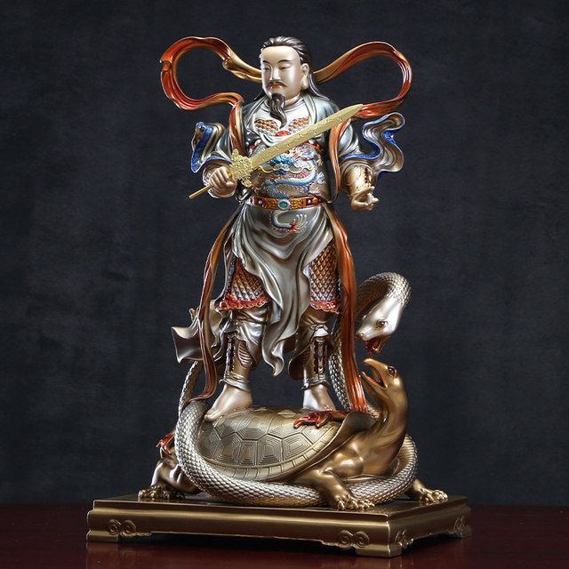 Taiwan Zhenwu Emperor Bronze Statue Home Beidi Xuantian God Statue ...