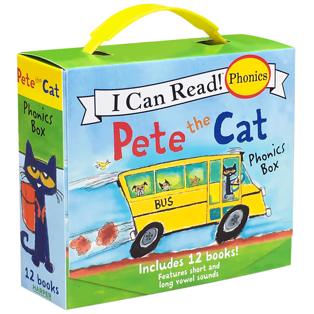 Original English picture book Pete the Cat Phonics Box I Can Read ...