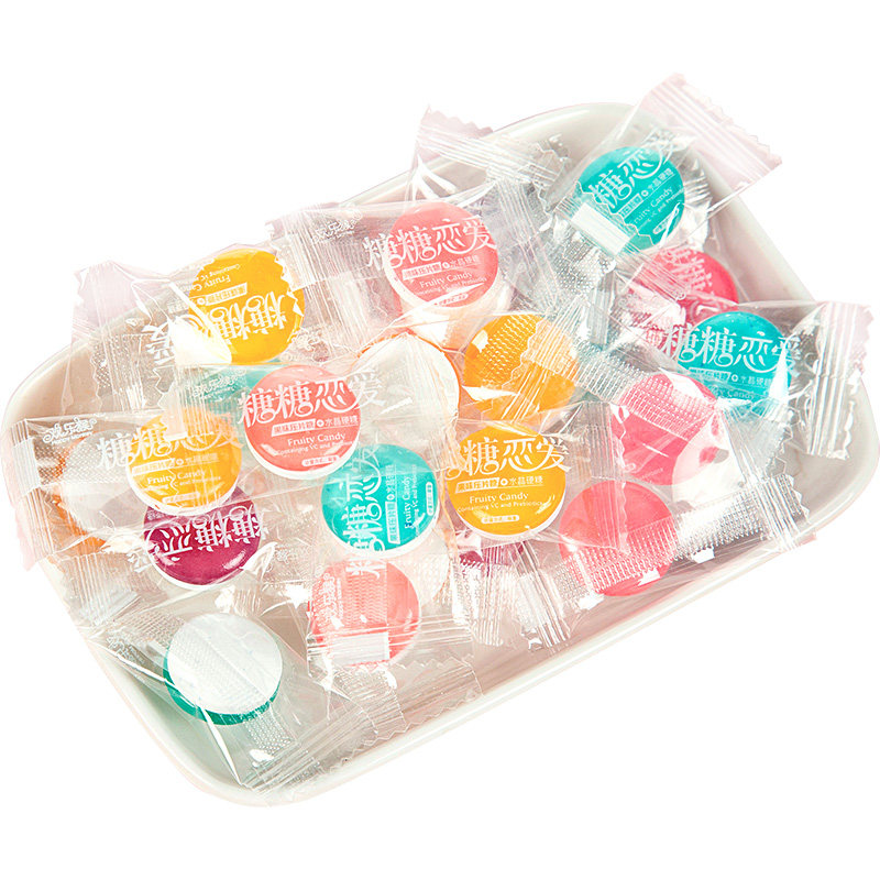 Happy Monan Sugar Love 5jin [Jin is equal to 0.5 kg] about 800 takeaway candy hard sugar ...