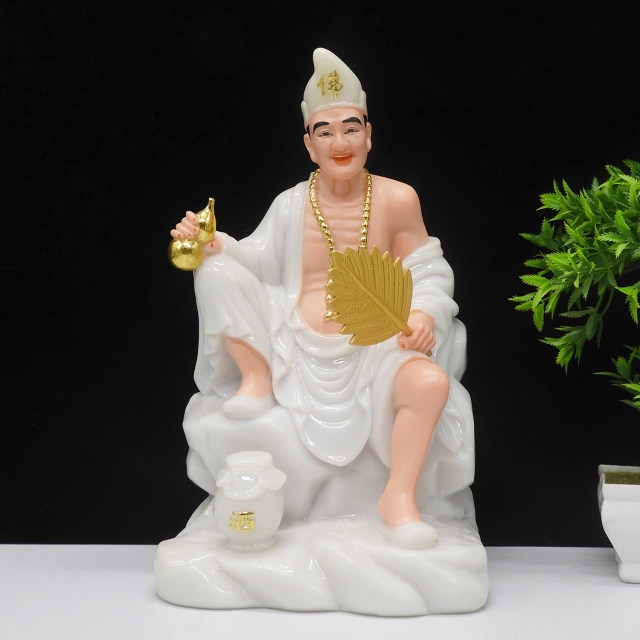 Synthetic Han Baiyuji Gong Buddha statue imitation jade powder ...