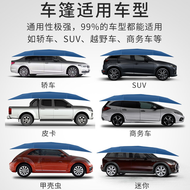 Fully automatic car parasol sedan awning intelligent remote control ...