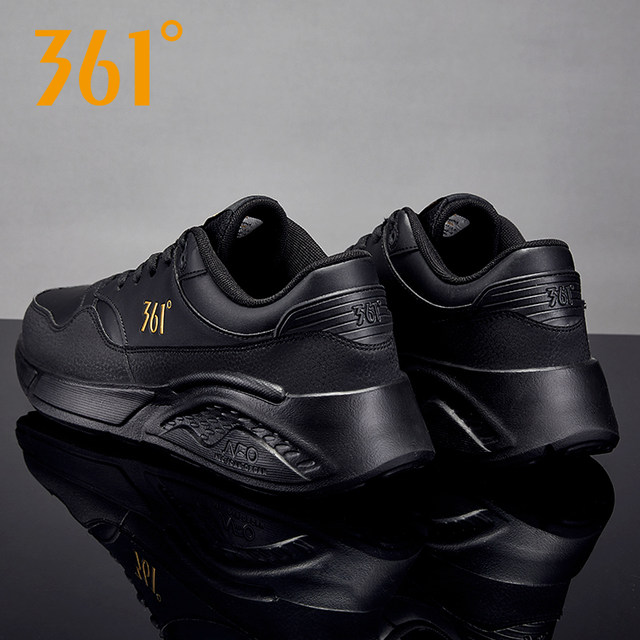 361 men's shoes 2025 new leather sports shoes men's 361 degree official ...