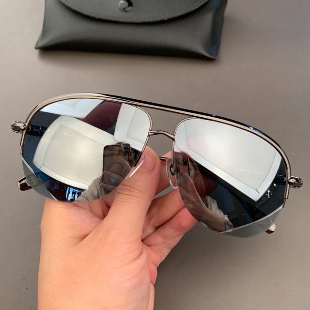 LoudCloud sunglasses new big face -like anti -ultraviolet pilot toad ...